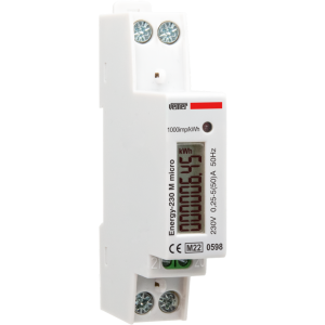 VEMER ENERGY-230 M MICRO LCD CONTATORE ENERGIA 1M