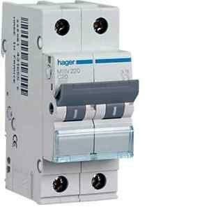 INTERRUTTORE AUTOMATICO 1P+N 20A 4.5KA C 2 MODULI MYN520