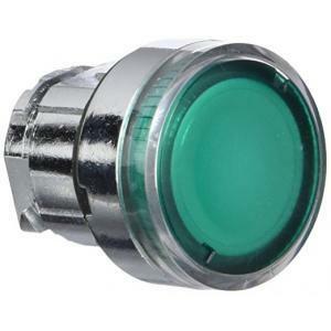SCHNEIDER Testa Pulsante Luminoso a Ghiera - ZB4BW33
