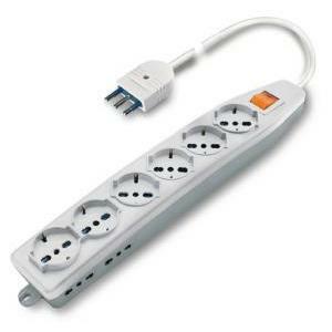 SCAME MULTIPRESA PRESA MULTIPLA CIABATTA 6XP30+6XBIV CON INTERRUTTORE ...